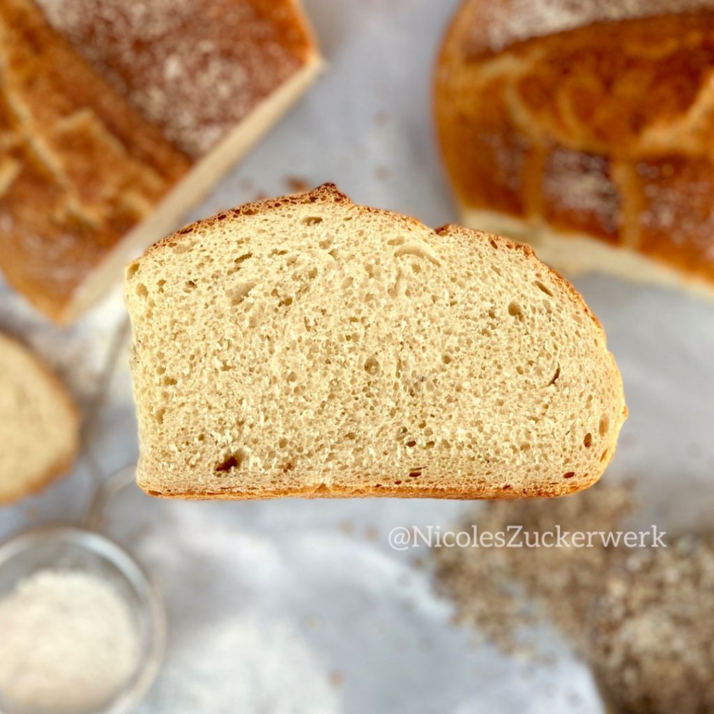 Buttermilchbrot | Einfaches Dinkelbrot mild und lecker | Nicoles Zuckerwerk